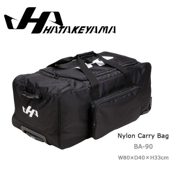 【正規代理店商品】●BRAND：HATAKEYAMA(ハタケヤマ)●品 番：BA-90●品 名：ナイロン キャリーバッグ●サイズ：幅80×奥行40×高さ33cm●カラー：ブラック●原産国：台湾