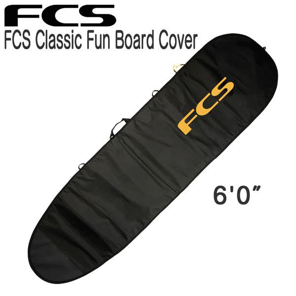 ●BRAND ：FCS エフシーエス●品　名：FCS Classic Fun Board Cover●サイズ：6'0"●カラー：Black/Mango超軽量でタフなこのカバーは、ビーチへの往復に最適なデイリーユースのカバーです。 特徴・内側...