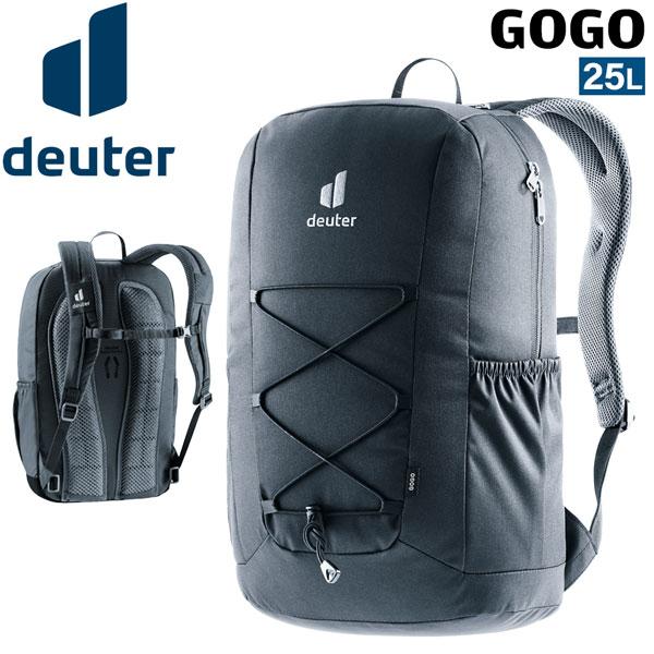 【正規代理店商品】●BRAND : DEUTER(ドイター)●品番 : D3813224-7000●品名 : GOGO(ゴーゴー)●カラー : 7000(ブラック)●容量 : 25L●サイズ : H46×W27×D19(cm)●重量 : 5...