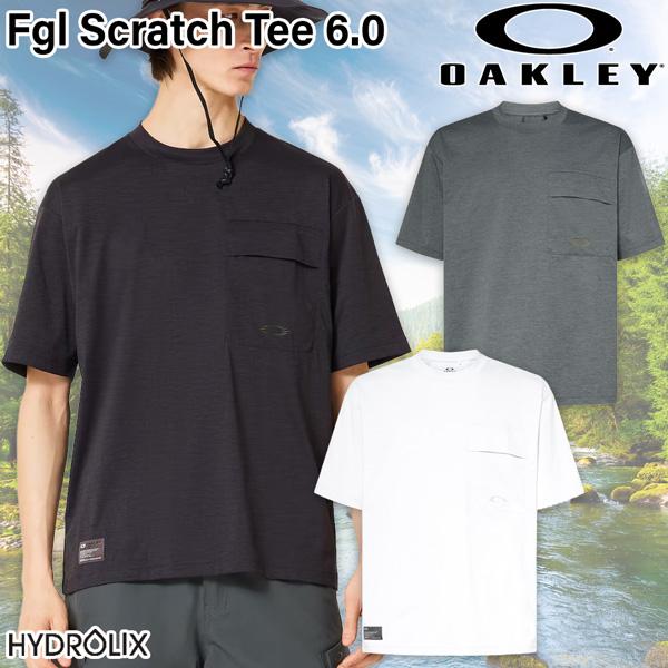 【正規代理店商品】●BRAND：OAKLEY(オークリー)●品番：FOA408796●品名：FGL SCRATCH 半袖 Tシャツ●カラー：GRAY-DUST(23B)PHANTOM(01N)WHITE(100)●サイズ：XS(USサイズ)...