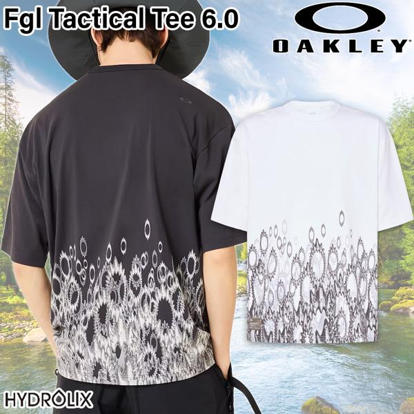 【正規代理店商品】●BRAND：OAKLEY(オークリー)●品番：FOA408800●品名：OVERSPRAY ワイドシルエット 半袖 Tシャツ TEE 6.0●カラー：BLACK-PRINT(00G)WHITE-PRINT(186)●サイ...