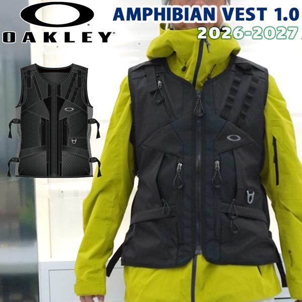 【正規代理店商品】●BRAND：OAKLEY オークリー●品　番：FOA408888●品　名：AMPHIBIAN VEST 1.0 アンフィビアンベスト ●カラー： PITCHBLACK●生地素材：：ポリエステル50％、ナイロン50％ 26...