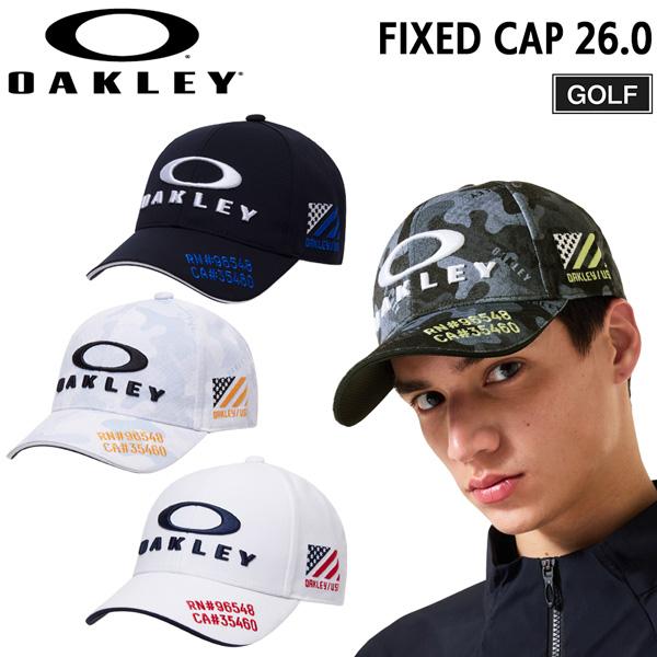 【正規代理店商品】●BRAND：OAKLEY(オークリー)●品番：FOS902390●品名：FIXED CAP 26.0●カラー：BLACK PRINT(00G)PITCH-BLACK(021)WHITE(100)WHITE PRINT(1...