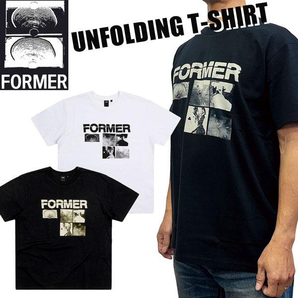 【正規取り扱い店商品】●BRAND：FORMER (フォーマー)●品 番：FTE-24123●品 名：UNFOLDING T-SHIRT半袖 Tシャツ●カラー：BLACK / WHITE●サイズ：M / LLサイズ（肩幅）50.5cm（身幅...