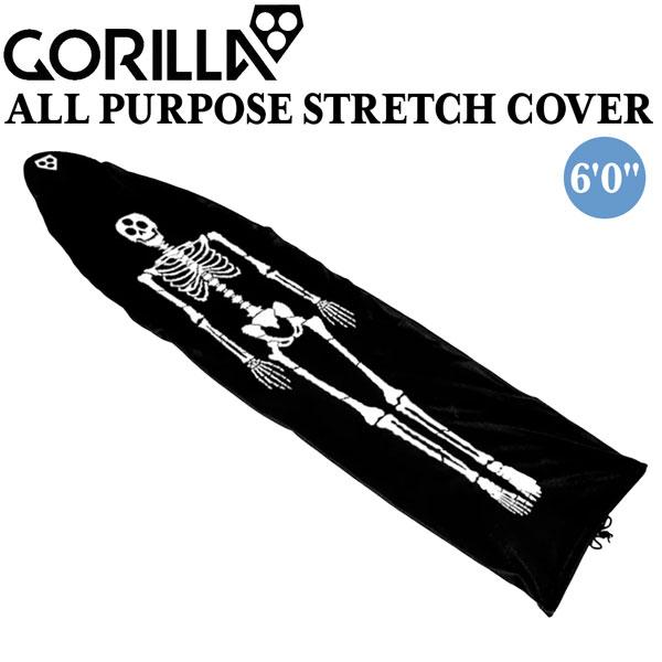 【正規取扱い店】●BRAND：GORILLA（ゴリラ）●品番：GST-060-AP-SBL●品名：ALL PURPOSE STRETCH COVER 6'0''　　　　ソフトケース ショートボード用●COVER SIZE：6'0''●MAX...