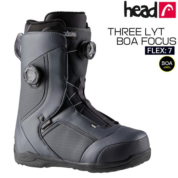 【正規代理店商品】●BRAND：HEAD ヘッド●品番：350353●品名：THREE LYT BOA FOCUS スリーライトボアフォーカス●カラー：anthracite●サイズ：25.5cm/ 26.0cm/ 26.5cm/ 27.0c...