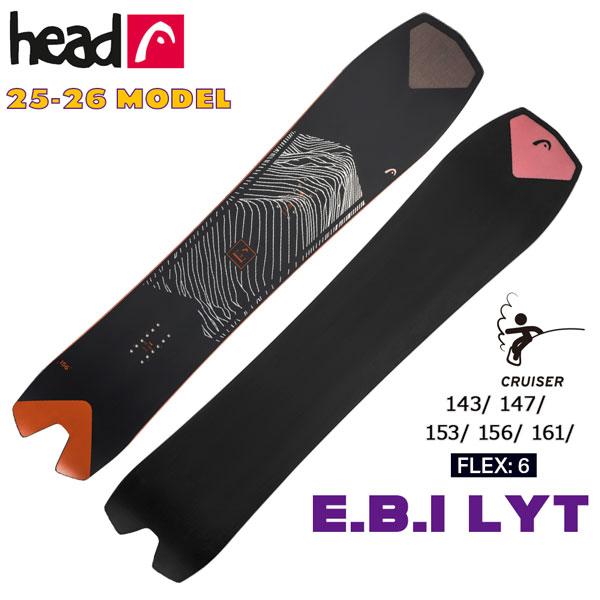 【正規代理店商品】●BRAND：HEAD (ヘッド)●品名：EBI LYT イービーアイライト  ●サイズ：143cm/ 147cm/ 153cm/ 156cm/ 161cm●FLEX：6●CAMBER：Hybrid Camber Pop●...