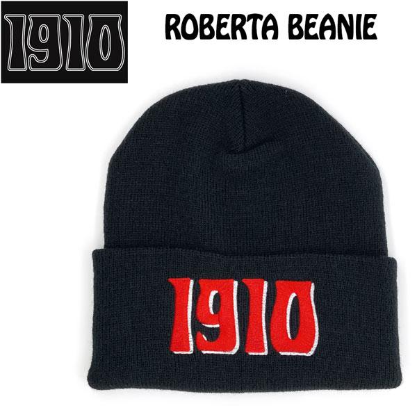 【正規取扱い店】●BRAND：1910(ナインティーンテン)●品　番：MHT12304-4●品　名：ROBERTA BEANIE●color：BLACK●size：one size●素　材：アクリル100％