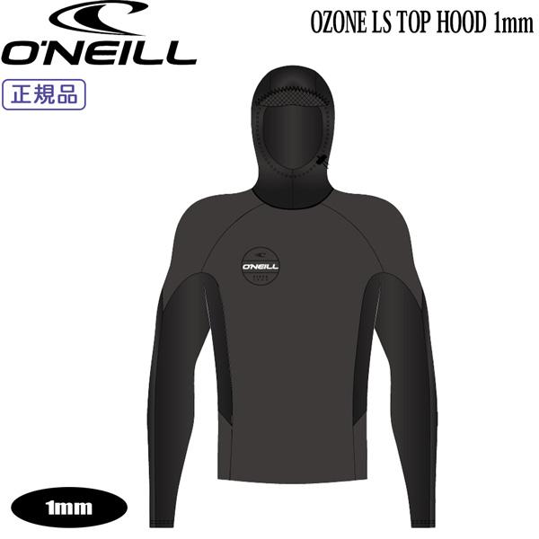 【正規取り扱い店】●BRAND ：ONEILL(オニール)●品　番：WSS-900A5 ●品　名：OZONE LS TOP HOODボディ1mmネオプレーン+袖脇ラッシュガード素材 オゾン 長袖タッパラッシュフード●color :BLK●s...