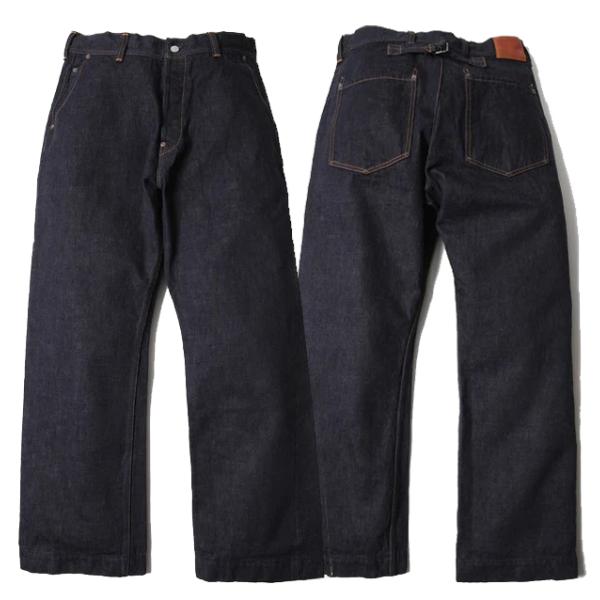 -Authentic Denim-経７番 、緯６番のセルビッチデニムをベースに、インディゴと非常に相性の良いグレーに染めた緯糸を打ち込んでいます。表からは濃色インディゴと相混ざって、とても深みのある色合いとなり、力織機を用いた粗野な風合いと...