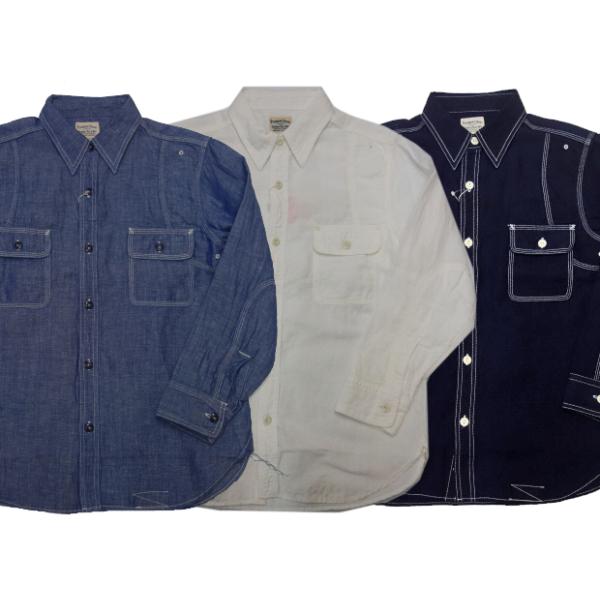 定番ワークシャツ770WSがリニューアル。前モデルまでは色ごとに違う生地を使用していましたが、綿/リネンシャンブレー生地に統一されました。フェローズ　ワークシャツ　770WS。ヴィンテージのディティールを多彩に取り入れた定番のワークシャツ。...