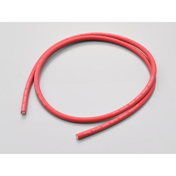 劣化したケーブルの補修に最適なケーブル。芯線Φ0.25×21本・カラー：レッド・長さ：1m・太さ：Φ7※ダイレクトイグニッションやイグニッションコイルに接着されたケーブルは交換できない場合があります。あらかじめご確認のうえご使用ください。品...