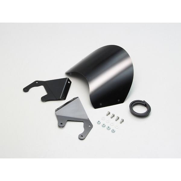 HURRICANE XSR700 (RM22J) スクリーンアルミ製 ブラックアルマイト専用アルミステー＆縁ゴム付きメーカー品番 HA6110適合車種例XSR700（17- RM22J）