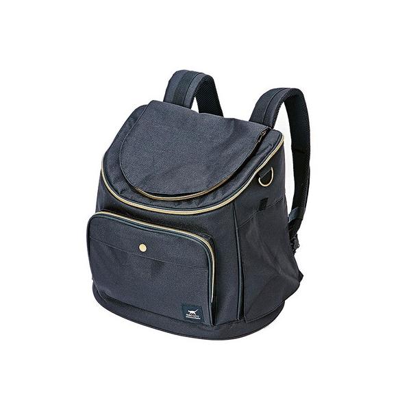 おでかけにぴったり！上が大きく開いて出し入れしやすく、体に沿う形状で前に抱えて使うこともできるリュックタイプ。左右と上にある通気性のあるメッシュ窓付。カバーは、ロールアップが可能。また、クッション性のある2重中敷で移動中も安定し、猫ちゃんも...