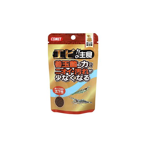 ・残りエサでは不足しがちな栄養を、しっかり補うエビ専用フードです。・納豆菌(バチルス菌の一種)がエビの腸内で善玉菌を活性化させ、腸内細菌のバランスを整えてくれるプロバイオティクス効果！・納豆菌により消化吸収を助け、排泄物の分解力も向上し、水...