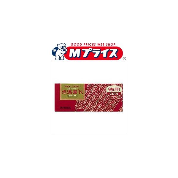 【セルフメディケーション税制 対象品】医薬品/湿布薬・塗り薬/肩こり・筋肉痛など/その他・肩こり・筋肉痛などの薬（第３類）点温膏Ｋは、温感刺激のあるノニル酸ワニリルアミドや、血液の循環をよくするトコフェロール酢酸エステルなどを配合した小型の...
