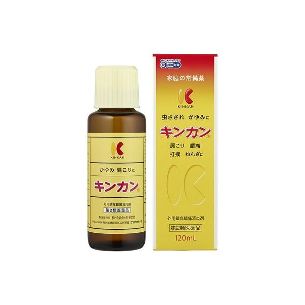 【セルフメディケーション税制 対象品】キンカンは有効成分が複合的に作用して、すばやく患部の熱を奪い去り、局所刺激を与えることにより、かゆみや痛みの伝わりを抑制し、虫さされ、かゆみ、肩こり、腰痛、打撲、捻挫に対して優れた効果を発揮します。