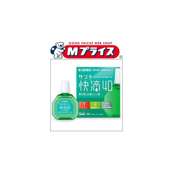 【セルフメディケーション税制 対象品】疲れ目に心地いい一滴！ 目の疲れや目のかすみは、加齢や目の酷使によっておこるピント調節機能の衰えがその原因のひとつと言われています。サンテ快滴40は、血行促進作用・抗酸化作用をもつ天然型ビタミンEやピン...