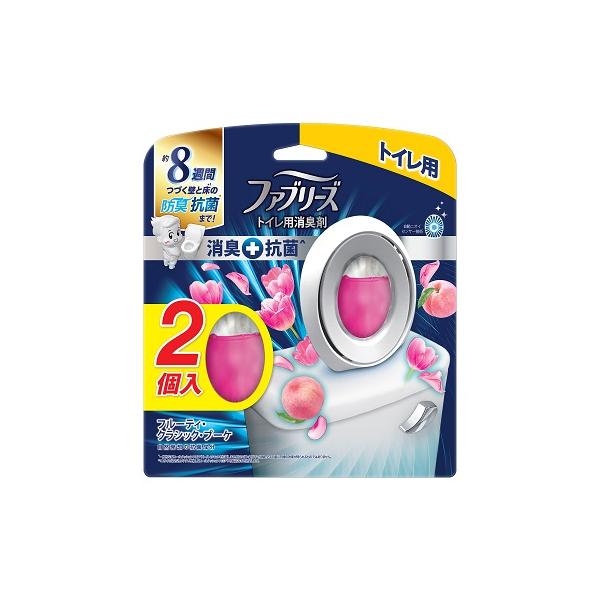 トイレでは、掃除しにくい壁紙や天井にニオイが付着し続けるだけでなく、床にも菌が継続的に増殖するのです。ファブリーズトイレ用消臭剤＋抗菌なら、自動ニオイセンサー技術＋抗菌で、防臭に加えて菌の増殖を防ぎます。消臭効果は約8週間持続します（使用状...