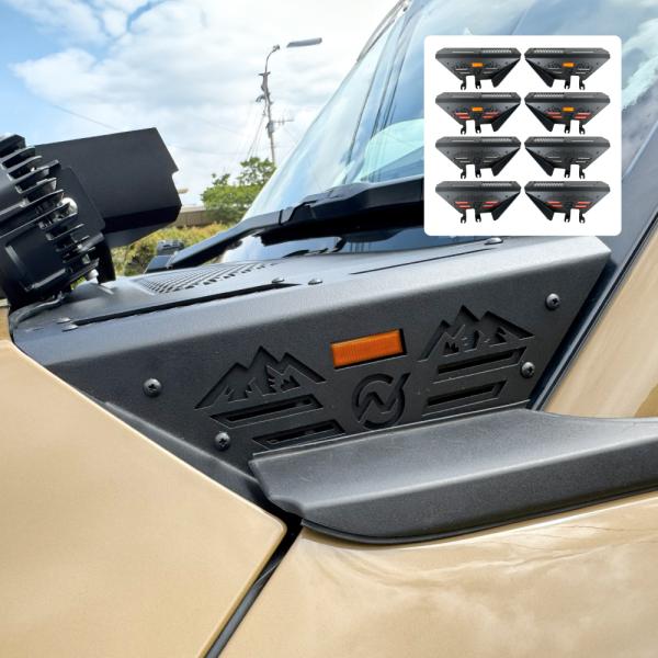 【適合情報】車種：トヨタ ランドクルーザー ランクル 250 250系型式：TRJ250W/GDJ250W年式：2024(令和6)年4月〜※年式・グレード・オプション等により適合しない場合がございます。形状・サイズ等をご確認の上ご注文お願い...