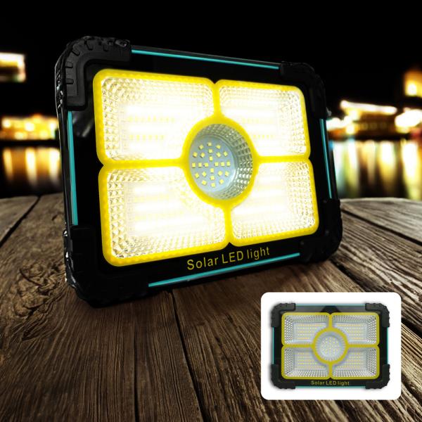 使用用途に応じて使い分け出来る多機能LEDライト192個のLEDと5400mAhの大容量ソーラー充電式バッテリーを搭載コンパクトながらも明るい光を提供し、キャンプ、夜釣り、警告灯としての使用や、防災、停電時の照明としても非常に便利です。6段...