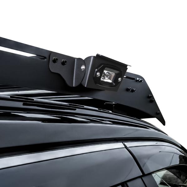【商品名】RAV4ルーフラック用アクセサリールーフラックサイド LEDライトブラケット※商品コード[RCRKT056]のルーフラック専用【適合情報】別途販売中の商品コード[RCRKT056]のルーフラックに適合車種：トヨタ RAV4 50系...