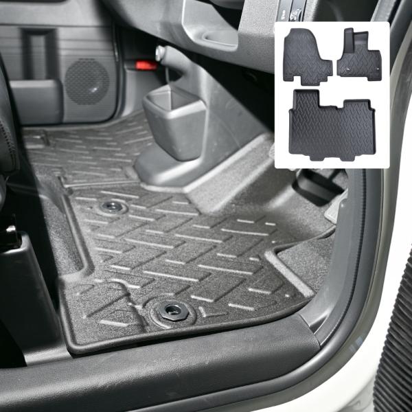 【商品名】N-BOX JF5/JF63Dフロアマット 1列目・2列目3枚セット【適合情報】車種：ホンダ N-BOX (N BOX NBOX Nボックス エヌボックス)型式：JF5/JF6年式：2023(令和5)年10月〜車種：ホンダ N-B...