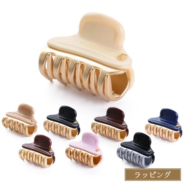 ALEXANDRE DE PARIS アレクサンドル ドゥ パリ VENDOME S クリップブランドALEXANDRE DE PARIS（アレクサンドル ドゥ パリ）素材酢酸セルロース樹脂、合成樹脂、24金プレートサイズ縦3.5cm × ...