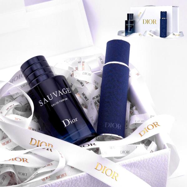 ソヴァージュ オードゥ パルファンとアトマイザーをギフトボックスにいれたセット。ブランドDior（ディオール）成分画像参照セット内容ソヴァージュ オードゥ パルファン 60mL x 1専用アトマイザー 10mL x 1付属品ショップバッグギ...