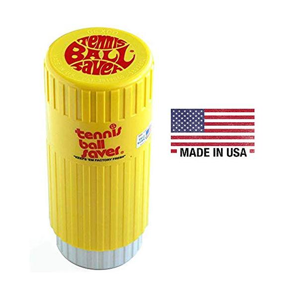 【商品名】　テニスボール セーバー Tennis Ball Saver ボールの空気圧を維持 【商品説明】　 【サイズ】　高さ : 8.41 cm　横幅 : 8.51 cm　奥行 : 19.71 cm　重量 : 370.0 g　※梱包時のサ...