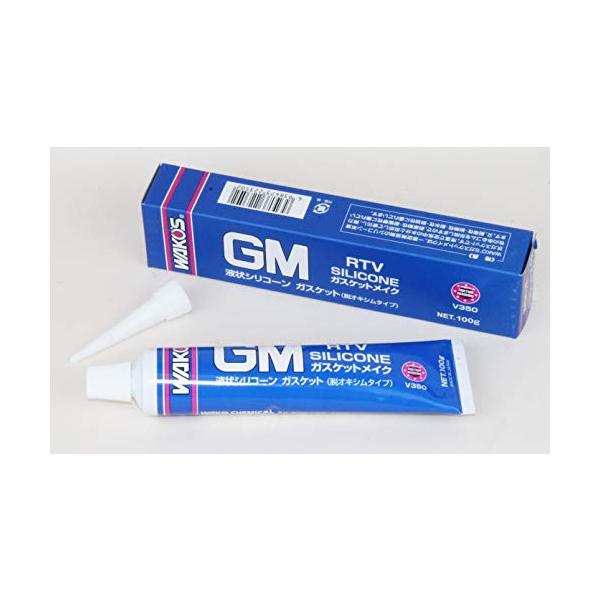 【商品名】　ワコーズ(WAKO'S) ガスケットメイク GM 100g V350 【商品説明】　・RTVシリコーン（脱オキシム型）の液状ガスケットで、耐油性・耐振動性・耐寒耐熱性（-50&amp;#65374;250℃）・耐候性・耐衝撃性・...