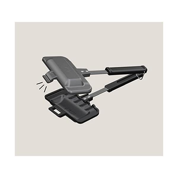 【商品名】　4w1h ホットサンドソロ リニューアル仕様 燕三条キッチン研究所 【商品説明】　・そこで朝食にピッタリな 「量」 「形態」 「食事時間」 を考えてみたら、まったく新しいホットサンドメーカーができました・上面を外し皿を乗せてひっ...