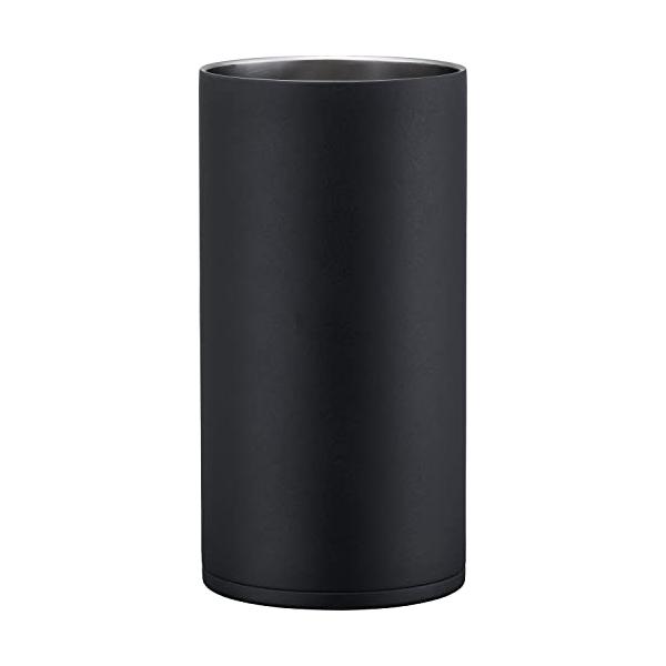 【商品名】　ピーコック ワイン クーラー ステンレス鋼 1.75L ブラック おうち居酒屋 ACD-18 B 【商品説明】　・サイズ(約):幅11.1×奥行11.1×高さ21.8cm、口径/10.5cm、実容量:1750ml・本体重量(約)...