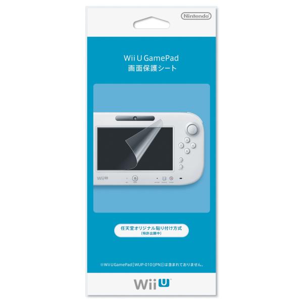 【商品名】　Wii U GamePad画面保護シート (WUP-A-SHAA) 【商品説明】　・Wii U GamePadの液晶画面をキズや汚れから守る保護シート・型番:WUP-A-SHAA・持ち手付で、位置合わせがしやすい独自の貼り付け方...