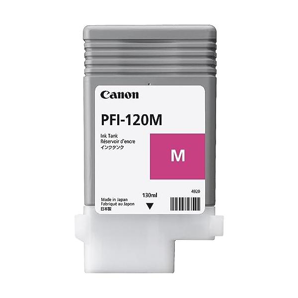 【商品名】　キヤノン 2887C001 インクタンク PFI-120M 【商品説明】　・4549292112351 【サイズ】　高さ : 2.60 cm　横幅 : 6.20 cm　奥行 : 13.86 cm　重量 : 180.0 g　※梱包...