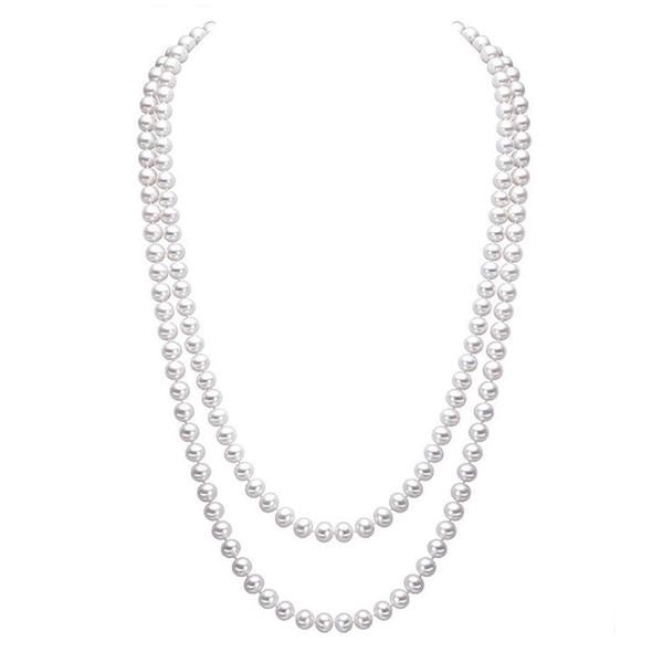 【商品名】　Merdia パールネックレス 真珠 セーターチェーン パールネックレス 高人気 クラシックジュエリー アクセサリー 結婚式 【商品説明】　・?「ご注意」ご注文になる際に、販売者名は【JPMALL】であることをご確認ください。・...