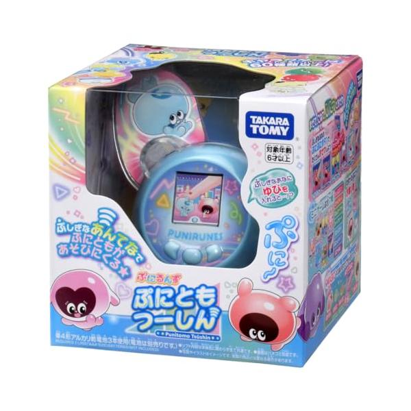 【商品名】　タカラトミー ぷにるんず ぷにともつーしん ブルー 【商品説明】　・(C) TOMY・単4形アルカリ乾電池3本使用(電池は別売です。) ※電池はアルカリ乾電池をご使用ください。 【サイズ】　高さ : 13.70 cm　横幅 : ...
