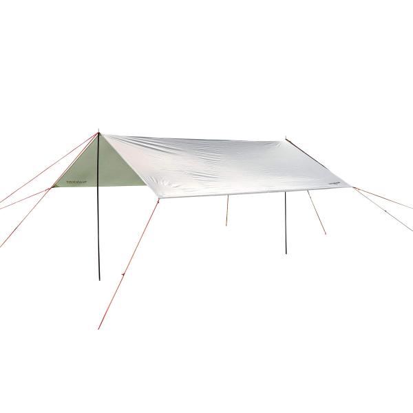 【商品名】　キャプテンスタッグ(CAPTAIN STAG) タープ レクタタープ セット 320×290cm UVカット 2000mm防水 2~3人用  【商品説明】　・付属品:ガイドロープ×8本、アルミペグ×8本、ポール用収納袋×1枚、ペ...