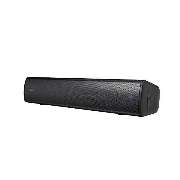 【商品名】　クリエイティブ・メディア Creative Stage Air V2 幅41cm AUX/BT/USB オーディオ 最大20W 重低音パッシ 【商品説明】　・【Bluetooth 5.3対応】ワイヤレス オーディオはBlueto...