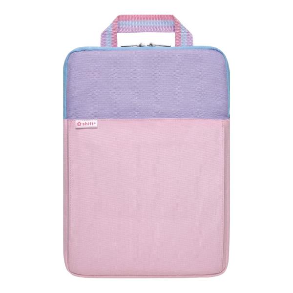 【商品名】　ソニック スクールPCケース シフトプラス Mサイズ クッション付 バイオレット LS-5593-V 【商品説明】　・【サイズ】外寸/約235×330×25mm　内寸/約212×304×23mm・【主要材料】ポリエステル【原産国...