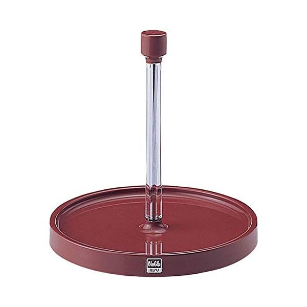 【商品名】　リス 調味料 回転トレー ブラウン 直径19.2×高さ19.7cm ノーブル 回転カスター 日本製 【商品説明】　・Φ19.2x19.7 cm・ブラウン・本体/PMMA 回転リング/PE・スチール ポール/PMMA・スチール イ...