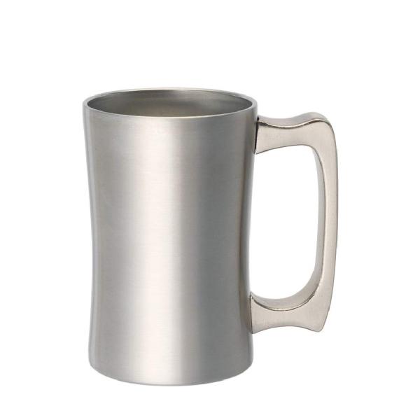 【商品名】　ドウシシャ飲みごろ ジョッキ 420ml マット DSSJ-420MT 【商品説明】　・内容量:420ml・本体サイズ:約φ80ｘ125ｍｍ(ハンドル含まず) ハンドル約w40xH105mm・本体重量:約318g・機能:真空断熱...