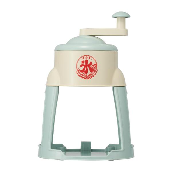 【商品名】　ドウシシャ 手動かき氷器 コンパクト収納 ふた付き製氷カップ（Mサイズ） ブラシ付き アイスグリーン 【商品説明】　・ふた付き製氷カップ(Mサイズ)。・ブラシ付き。・ブランド: ドウシシャ(DOSHISHA)・小さくなって便利。...