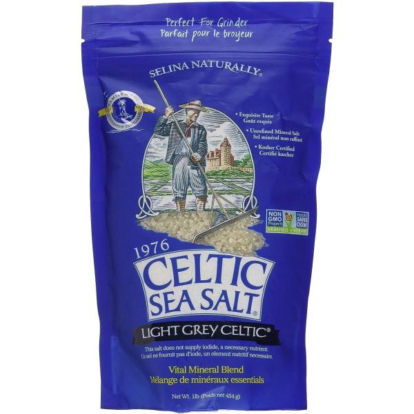 【商品名】　Celtic Sea Salt - 重要なミネラル ブレンド ジッパーのついた袋ライト グレー セルティック - 1 lb。 【商品説明】　・天然シーソルト. 1・当店からのご購入は個人輸入となり、日本税関での通関手続きの際にお...