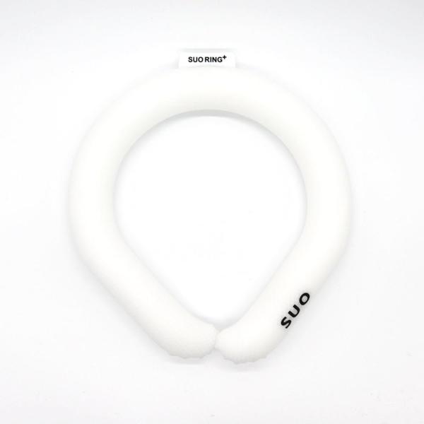【商品名】　SUOSUO RING プラス 28°ICE L ホワイト 【商品説明】　・SUO RING Plus・カラー：ホワイト・サイズ：L　(28℃）・融解温度：28℃ 【サイズ】　高さ : 3.20 cm　横幅 : 21.10 cm...