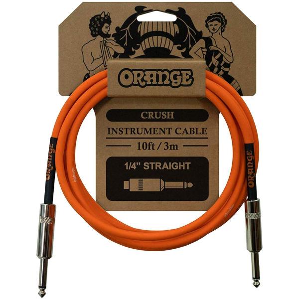 【商品名】　ORANGE CRUSH Instrument Cable 10ft 3m 1/4" Straight CA034 ギターケーブル 【商品説明】　・オレンジ シールドケーブル SS フォンケーブル 3m 【サイズ】　高さ : 1...
