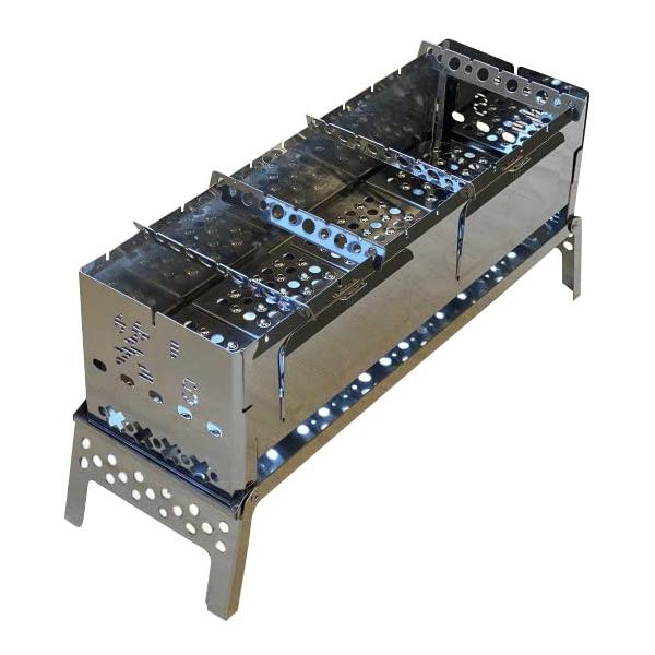 【商品名】　笑'ｓ コンパクト焚き火グリル B-?-DUO SHO-009-00 【商品説明】　・※本製品は本体のみです、グリルプレート及びハードロストル、ステンレスメッシュグリル等は、 オプションですので付属しておりません。 後日グリルプ...