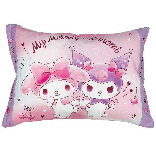 【商品名】　MORIPiLO モリシタ 子供 枕 サンリオ マイメロディ クロミちゃん 約40x30cm 洗える カバー付き ぬいぐるみ クッション S 【商品説明】　・【お子様サイズ】28x39cmのコンパクトサイズで、お子様の頭にぴった...