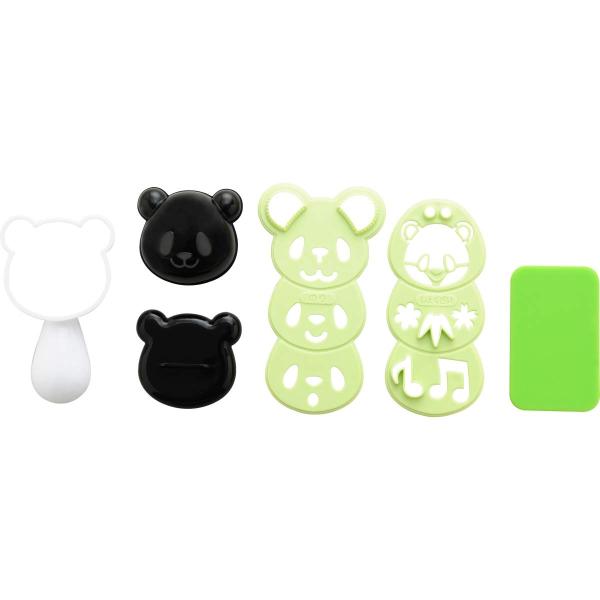 【商品名】　アーネスト キャラ弁 (おにぎり 型) かんたん型抜き (おむすびパンダ) 大手飲食店愛用ブランド A-76939 【商品説明】　・サイズ:おにぎり型/ 全長11.5 x 幅7 x 高さ4.5cm・海苔カッター/ 縦14 x 横...