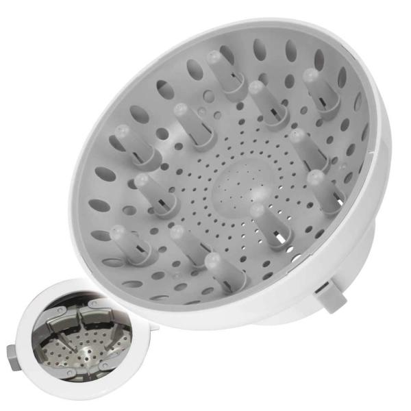 【商品名】　ウィキャン オールマイティディフューザー ドライヤー 温風拡散器 WJ-7009 WETECH オールフィット エアディフューザー ホワイト 【商品説明】　・■ドライヤーの熱・風を分散、拡散させ、髪を傷めずふわふわヘアスタイルに...